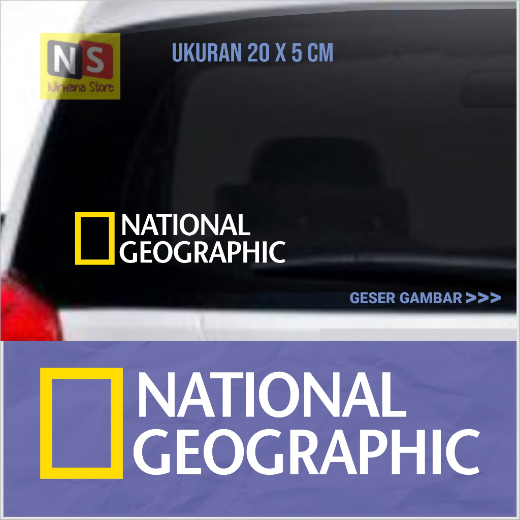 National GEOGRAPHIC car cutting sticker | Shopee Philippines