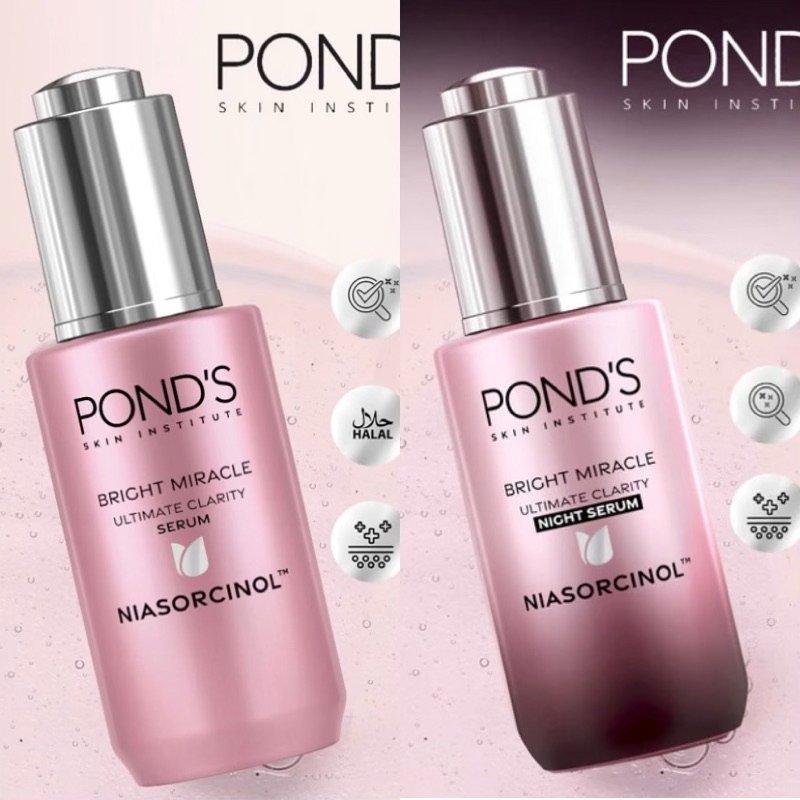 Ponds Triple Glow / Bright Miracle Ultimate Clarity Serum 30G | Shopee ...