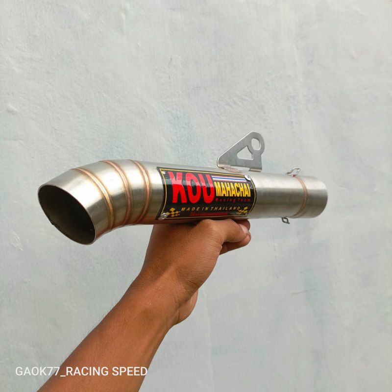 Kou MAHACHAI CANISTER ONLY SUPER OPEN PIPE STAINLES INLET 51mm ...