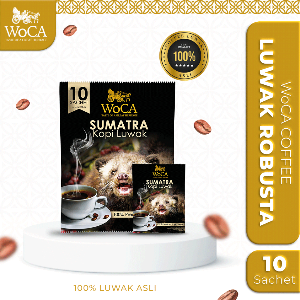 Woca Luwak Robusta Coffee 10 Sachets | Shopee Philippines