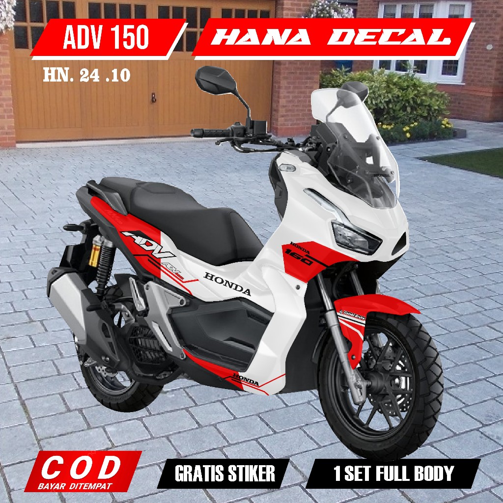 New Decal Sticker Honda ADV 150 Full body -Sticker ADV 150 Chameleon ...