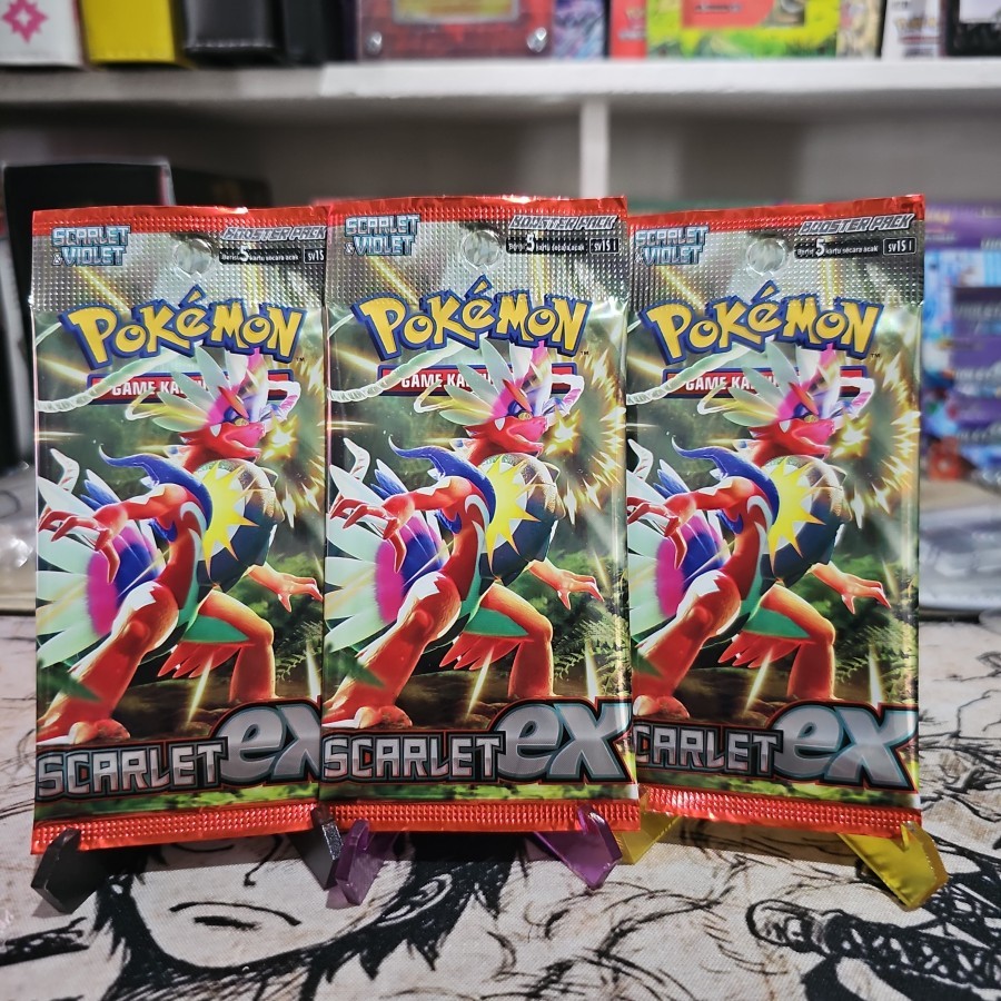 Booster pack scarlet ex pokemon tcg indonesia | Shopee Philippines