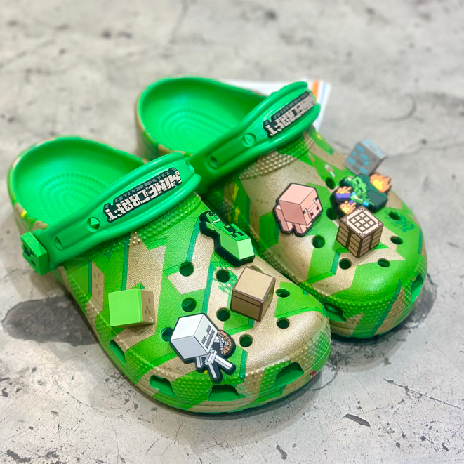 Crocs Children's Minecraft Sandals Minecraft Character Children's ...