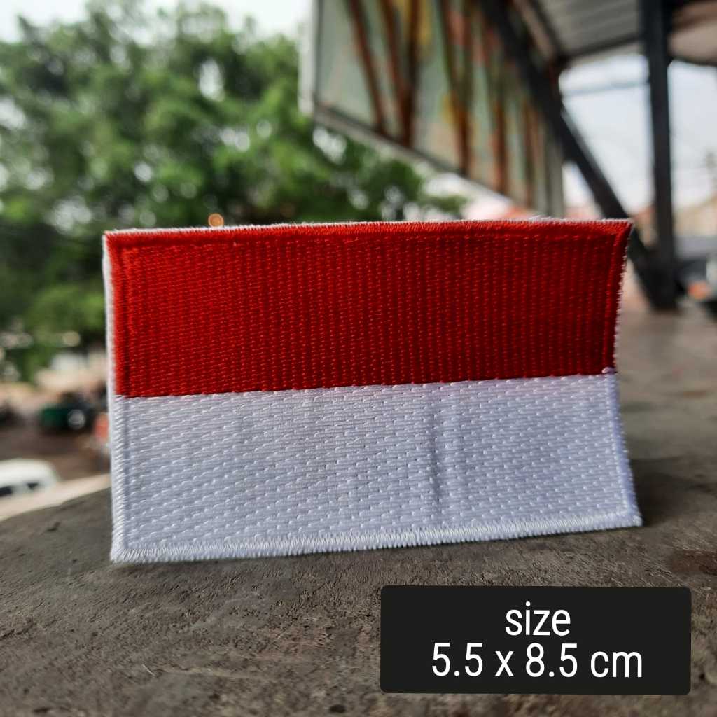 Indonesian FLAG THREAD EMBROIDERY SMALL PATCH | Shopee Philippines