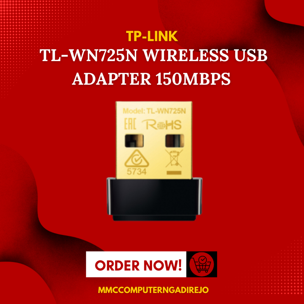 Tp-link tl-wn725n usb wifi tp link adapter tl wn725n | Shopee Philippines