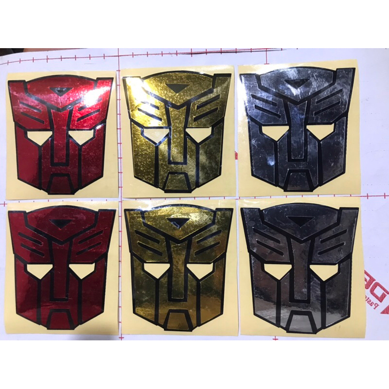 Transformer stickers, 2 color stacked transformer cutting stickers for ...