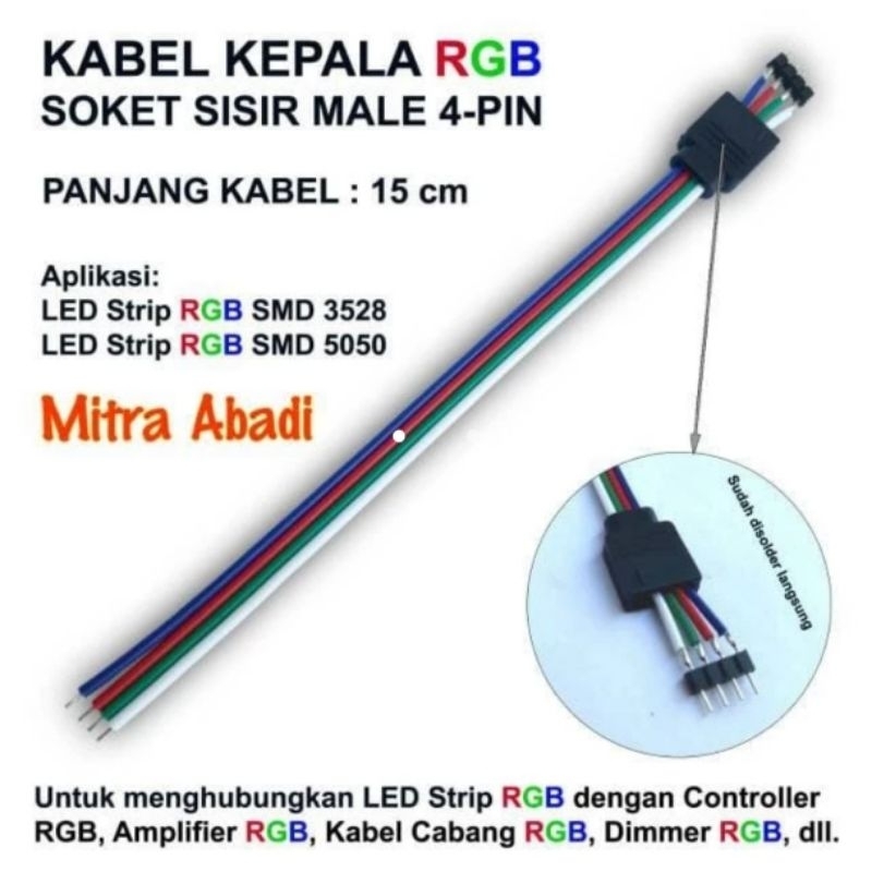 4-pin RGB Connector Socket Cable | Shopee Philippines