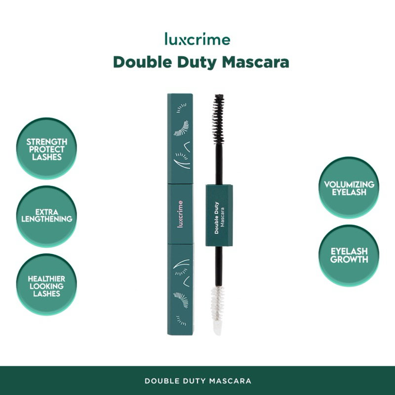 MATA Luxcrime Double Duty Mascara - Waterproof Mascara With Eyelash ...