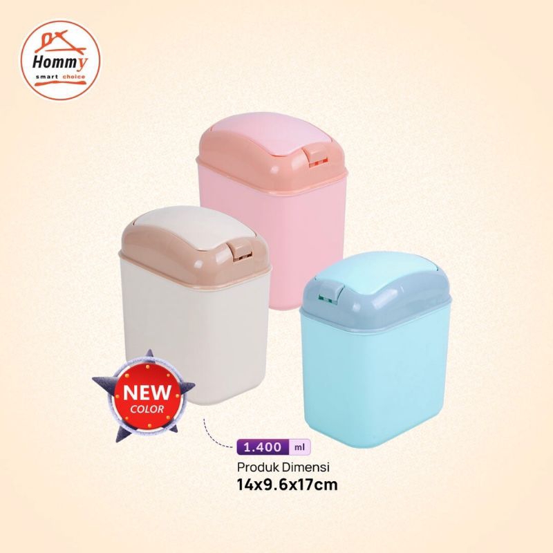 Oliver 7500 Hommy Mini Trash Can / Table Trash Basket / Car Lid Trash ...