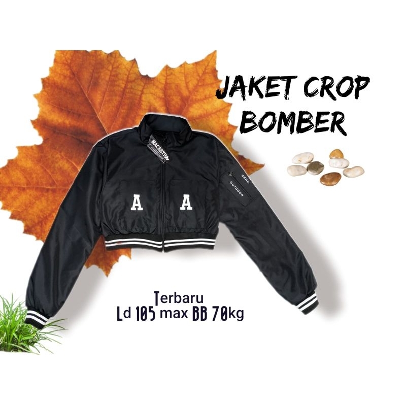 Women's BOMBER CROP Parachute Jacket | Shopee Philippines