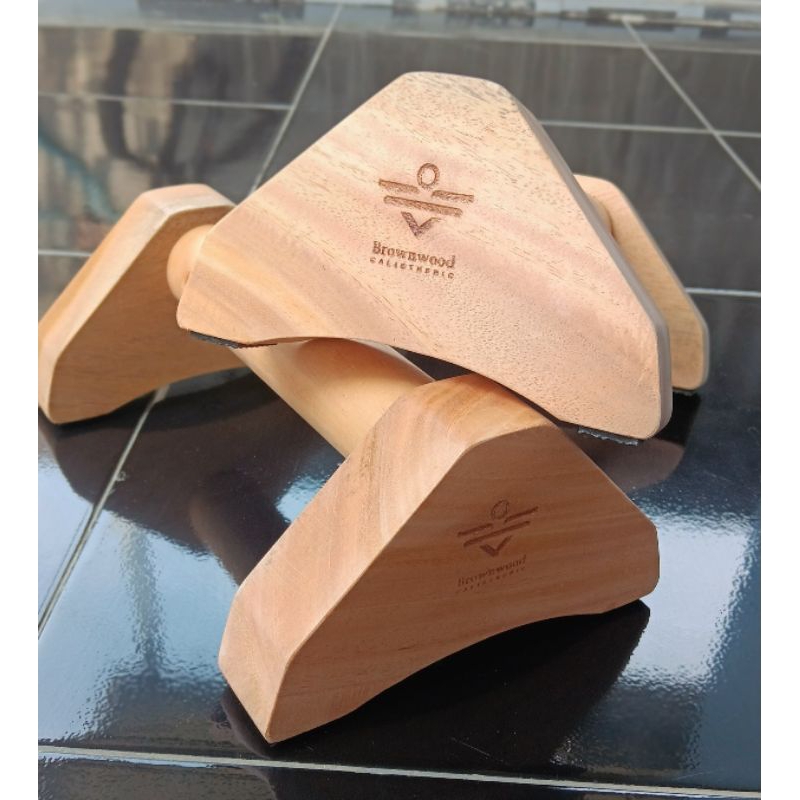 Mini Wooden Parallettes Parallette bar Push up bar | Shopee Philippines