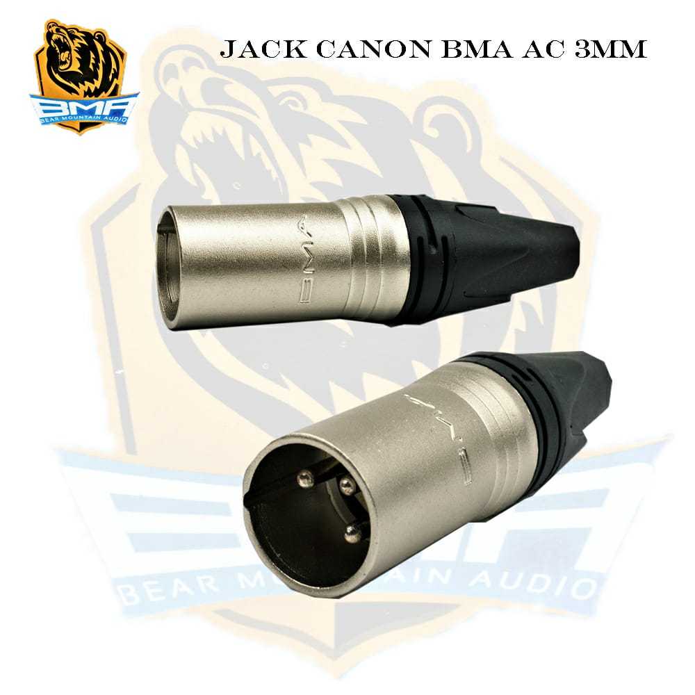 Jack Canon XLR BMA AC 3MM/Jack Jeck Jec Cannon MALE/Boy 3 pin BMA AC3MM ...