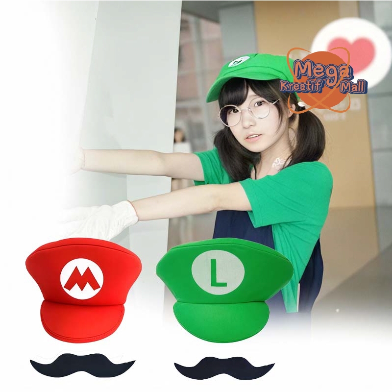 Luigi Bros Cosplay Hat Cap Baseball Cap Bros Cosplay Hat Cap Cosplay ...