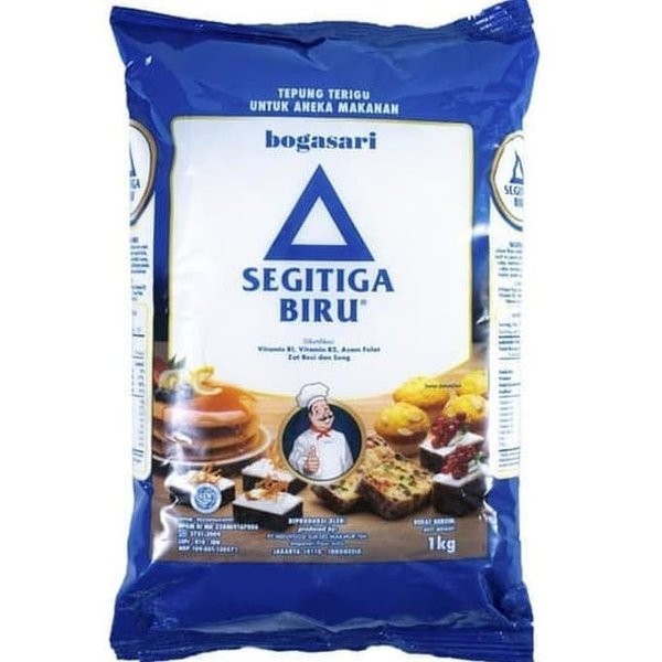 Blue Triangle Wheat Flour 1 Kg (Free Shipping Free Cardboard) | Shopee ...