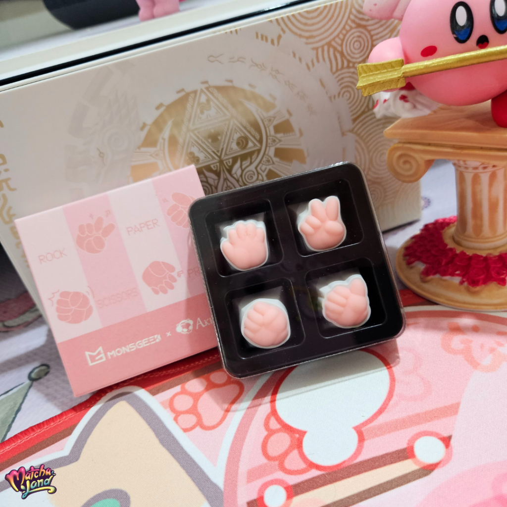 Akko x Monsgeek Rock Paper Scissors Praise Keycaps Mechanical Keyboard ...