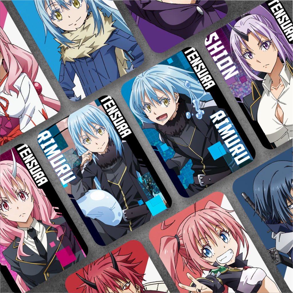 Anime Photocard Collection Tensura A Rimuru Shizue Shuna Shion Benimaru Souei Millim Diablo