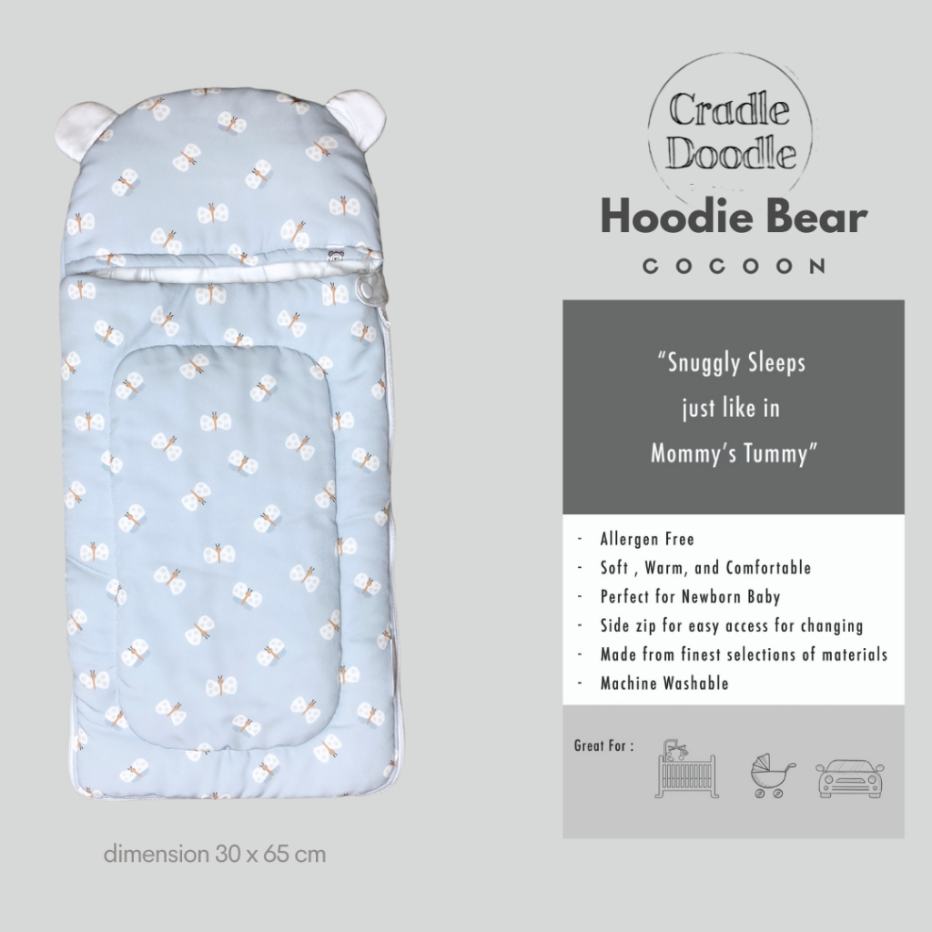 Cocoon Bear Hoodie - New | Shopee Philippines