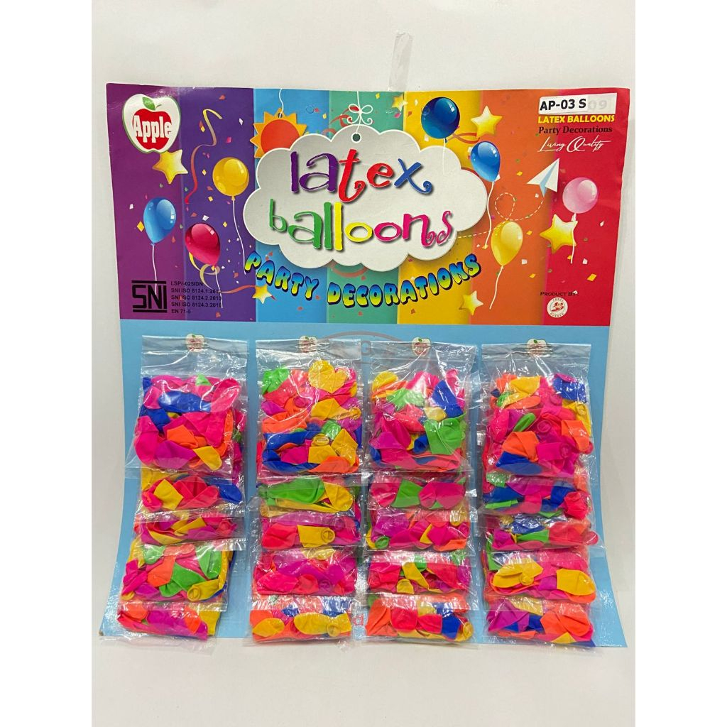 SMALL BALLOONS / FINGER RENTENG BALLOONS / WATER BALLOONS / WAR ...