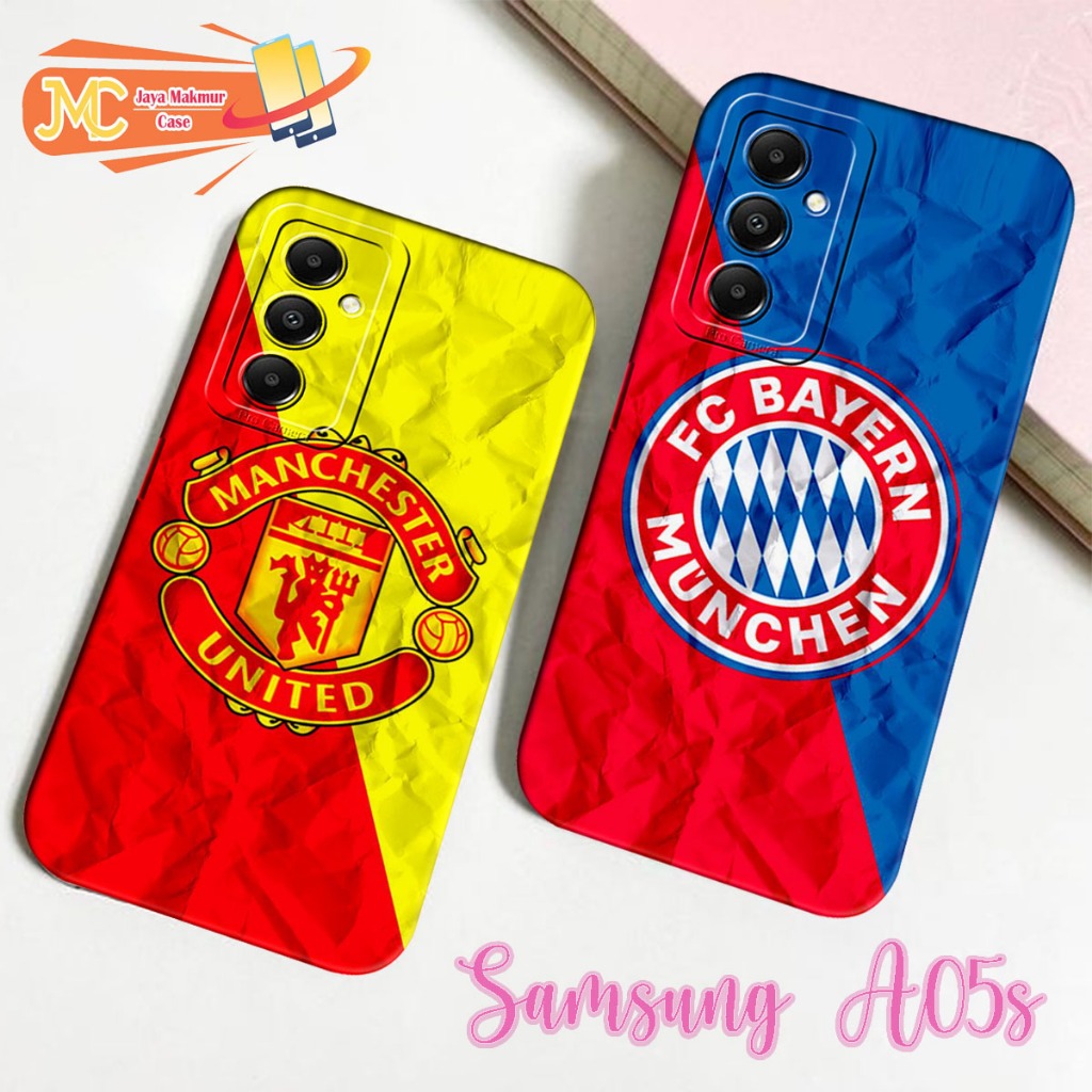 Softcase Samsung A05s 4G 2023 Football Club Motif - Case MU - Case FC ...