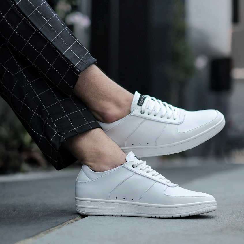 Adaptive Full White Men's Casual Sneakers Shoes Original Vantel ...