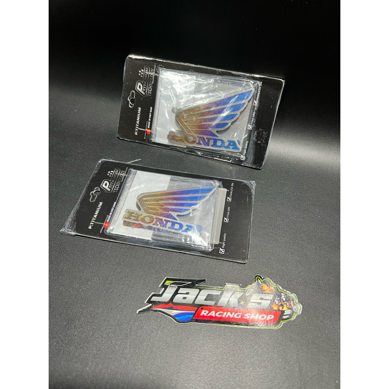 Original Vietnam Titanium Honda Wing Emblem | Shopee Philippines