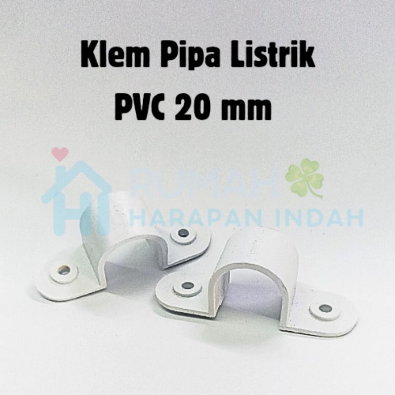 20mm. PVC Electrical Pipe Clamps | Pipe Clamps | U Clamp | Conduit ...
