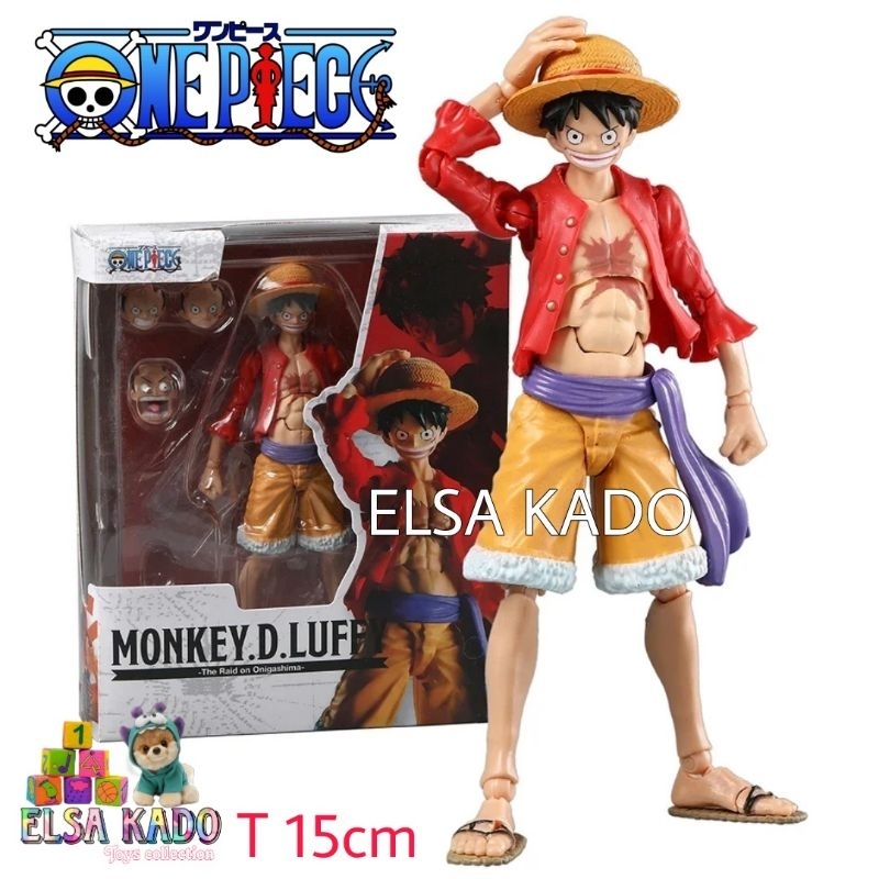 Shf One Piece Monkey D Luffy The Raid On Onigashima Action Figure Super ...