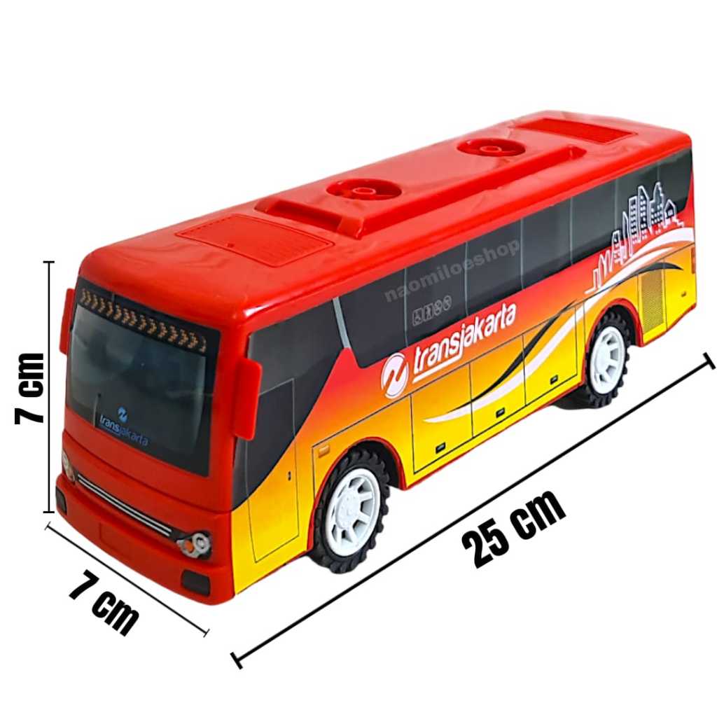 Busway trans Toy bus transjakarta Large Educational Children's bus Toy ...