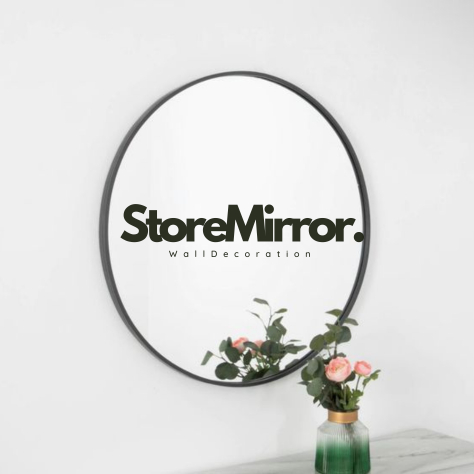 Aesthetic Hanging Round Wall Mirror - Round Hanging Aesthetic Glass ...