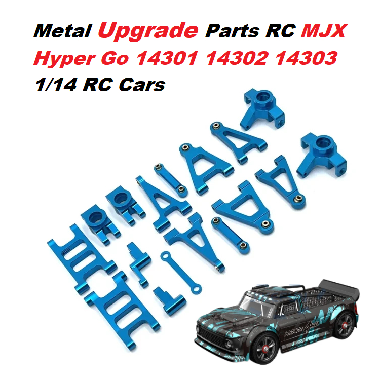Upgrade Parts Metal RC MJX Hyper Go 14301 14302 14303 1/14 RC Car hub steering knunckle arm ...