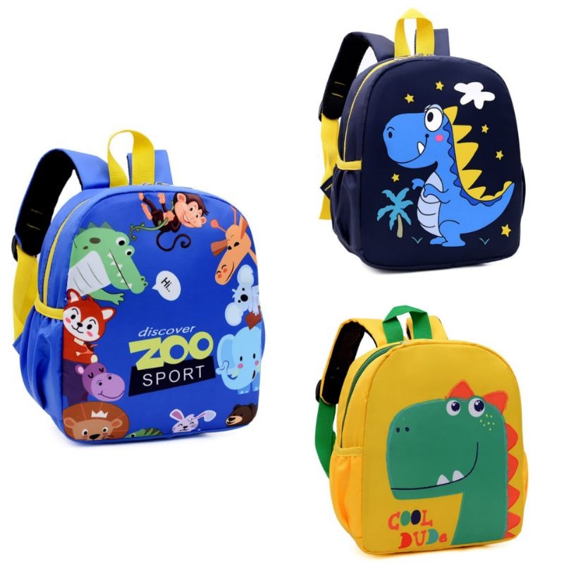 Children's School Backpack/Cute ANIMAL Pattern Children's Bag/DINO ...