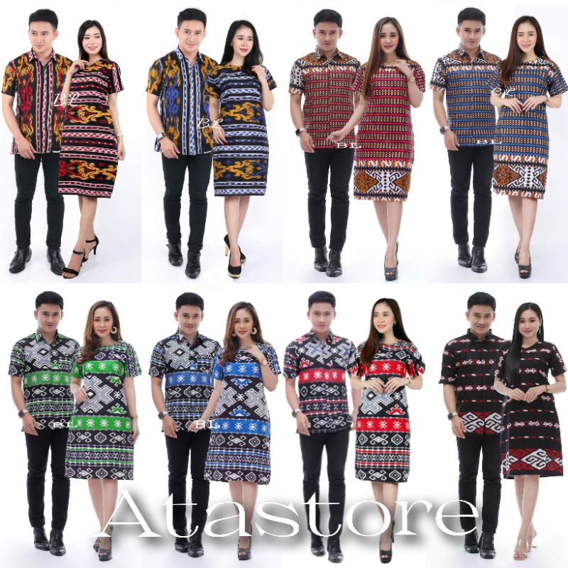 Batik COUPLE DRESS | Christmas DRESS UNIFORM | Men's AND WOMEN'S BATIK ...