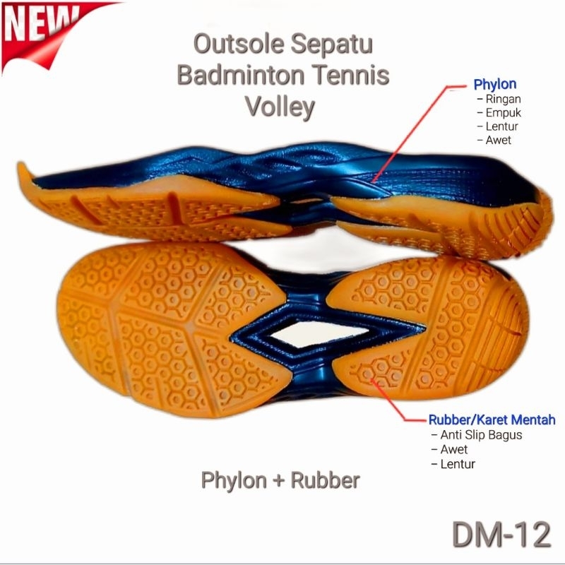 DM-12 PROVEN!!! Universal Shoe Outsole (Phylon+Raw Rubber) for ...