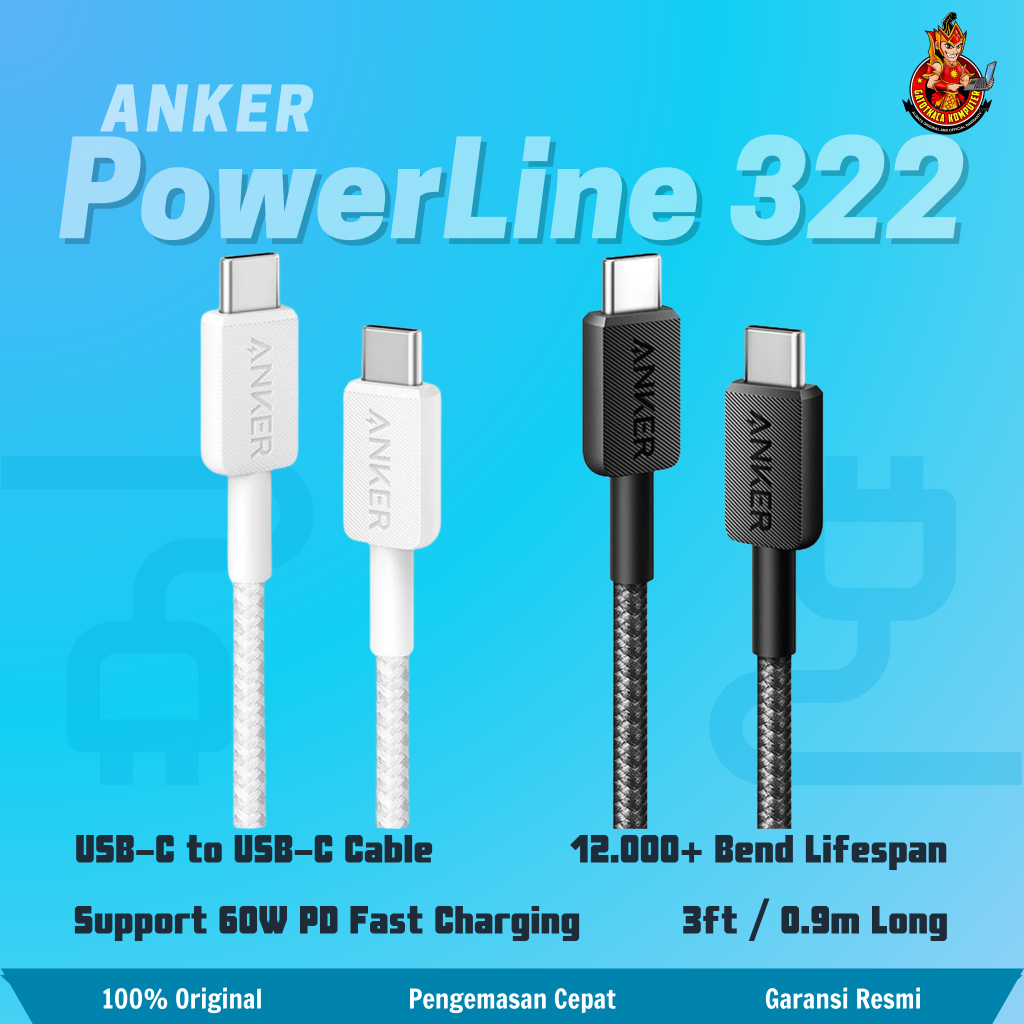 Anker Charger Cable Anker USB C to C Cable 3ft/0.9M Nylon Braided New ...