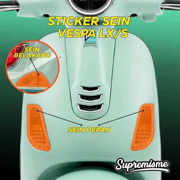 Vespa LX / S 125/150 Turn Signal Light Sticker | Vespa LX Turn Signal ...