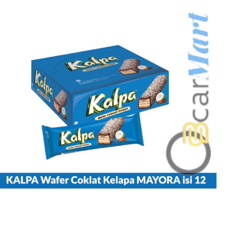 Kalpa Wafers Chocolate Coconut Wafers 1 box contains 12 from MAYORA ...