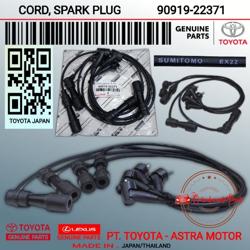 TOYOTA KIJANG EFI 2.0 KRISTA LGX 2000CC 90919-22371 ORIGINAL SPARK PLUG ...