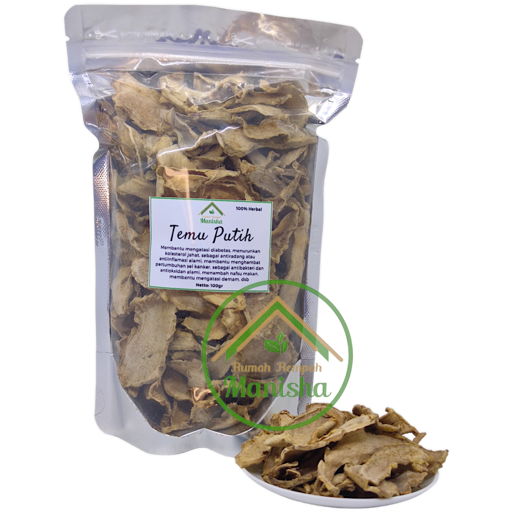 PUTIH Temu White Rhizome Dry 100gr | Shopee Philippines