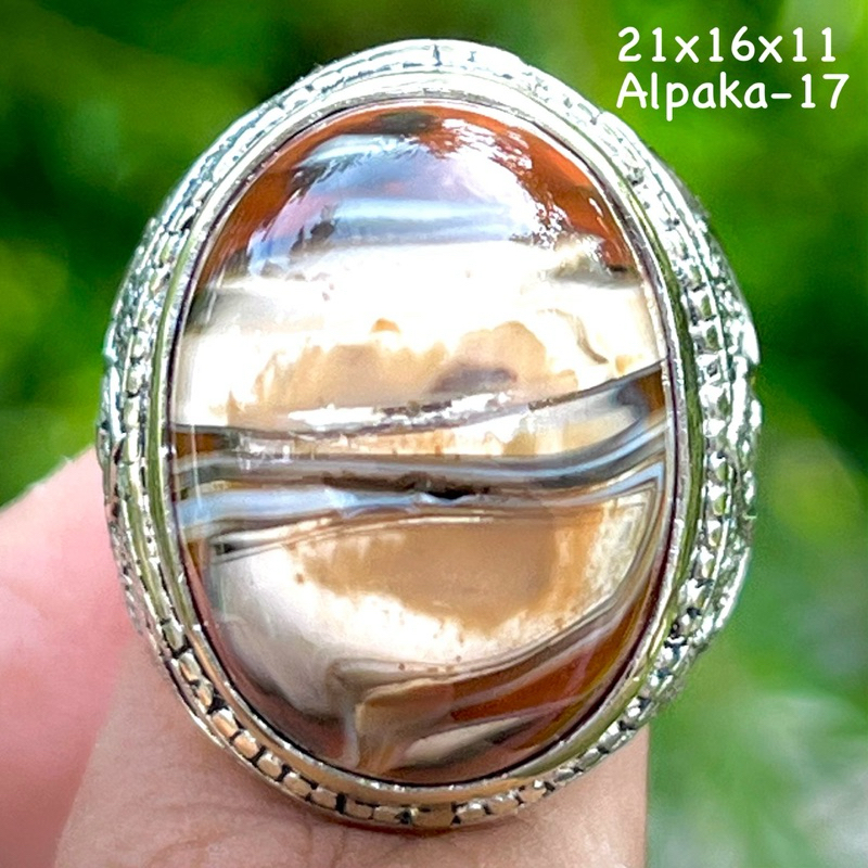 Karang Nunggal Natural Agate Ring (Original Natural) | Shopee Philippines