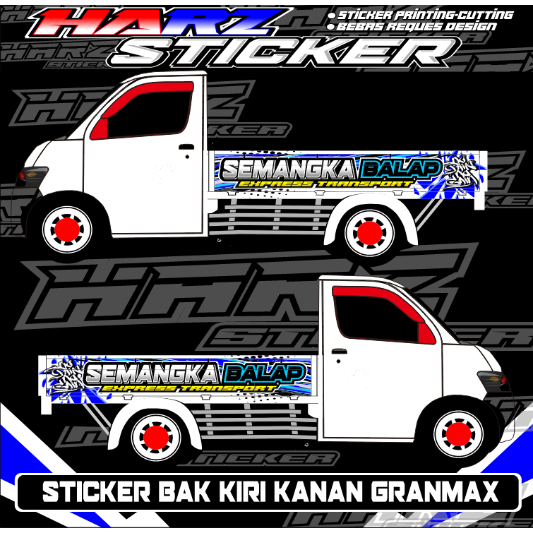 Granmax Pick Up Car Side Tailgate Sticker-Variety Sticker-Racing ...