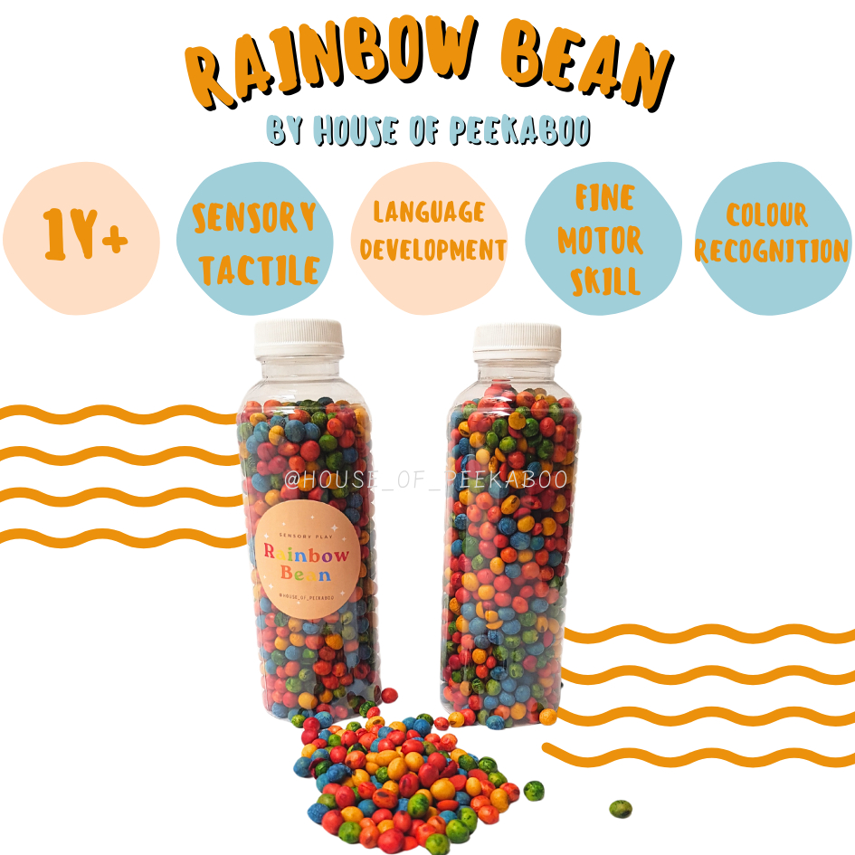 House of Peekaboo - Rainbow Bean Dyed Color Bean Soybean Colorful ...