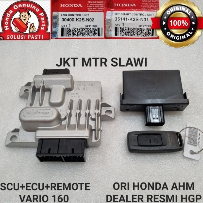 35141k2s N01 Set Smart Control Unit Or scu+remore Honda Vario 160k2s ...