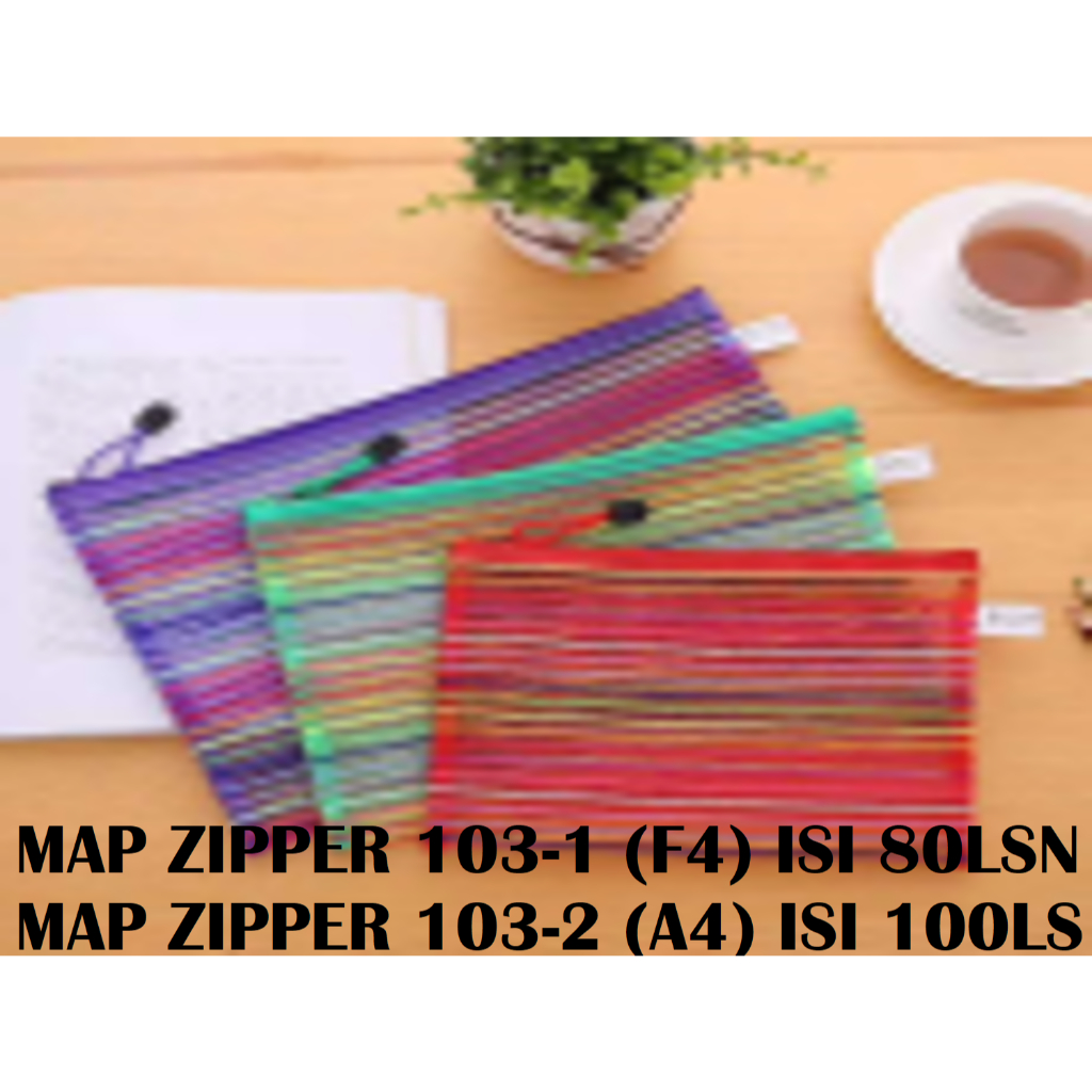 Channel Zipper Bag/A4 F4 Zipper Document Map/Rainbow Net Map | Shopee ...