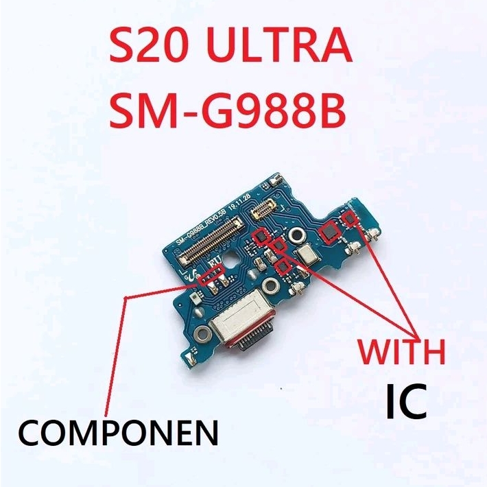 Samsung S20 ULTRA G988 G988B Compatible FLEXIBLE CHARGER USB Type C ...