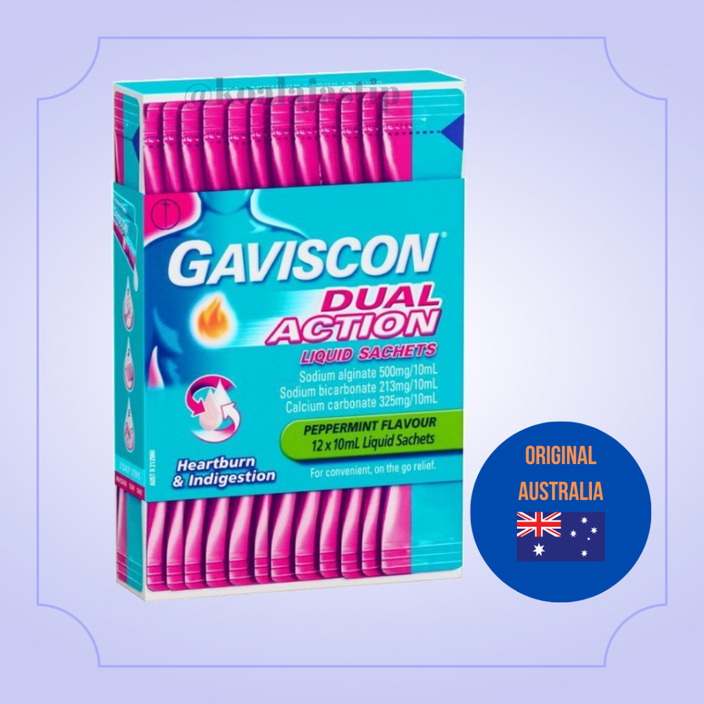 GAVISCON Dual Action Liquid Sachets / for Stomach Ulcers - Stomach ...
