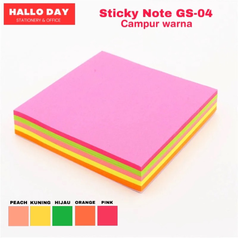 Hd Sticky Notes Rainbow/Sticky Note/Paste Notes/Post IT | Shopee ...