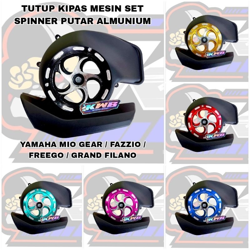 MESIN Close the engine fan cover, aluminum rotary spinner set, pnp ...
