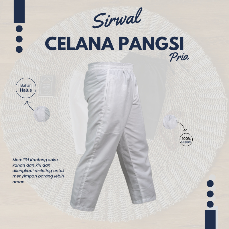 Men's Sirwal Pants Pangsi Cingkrang Outdoor Cool Sirwal La isbal Basic ...