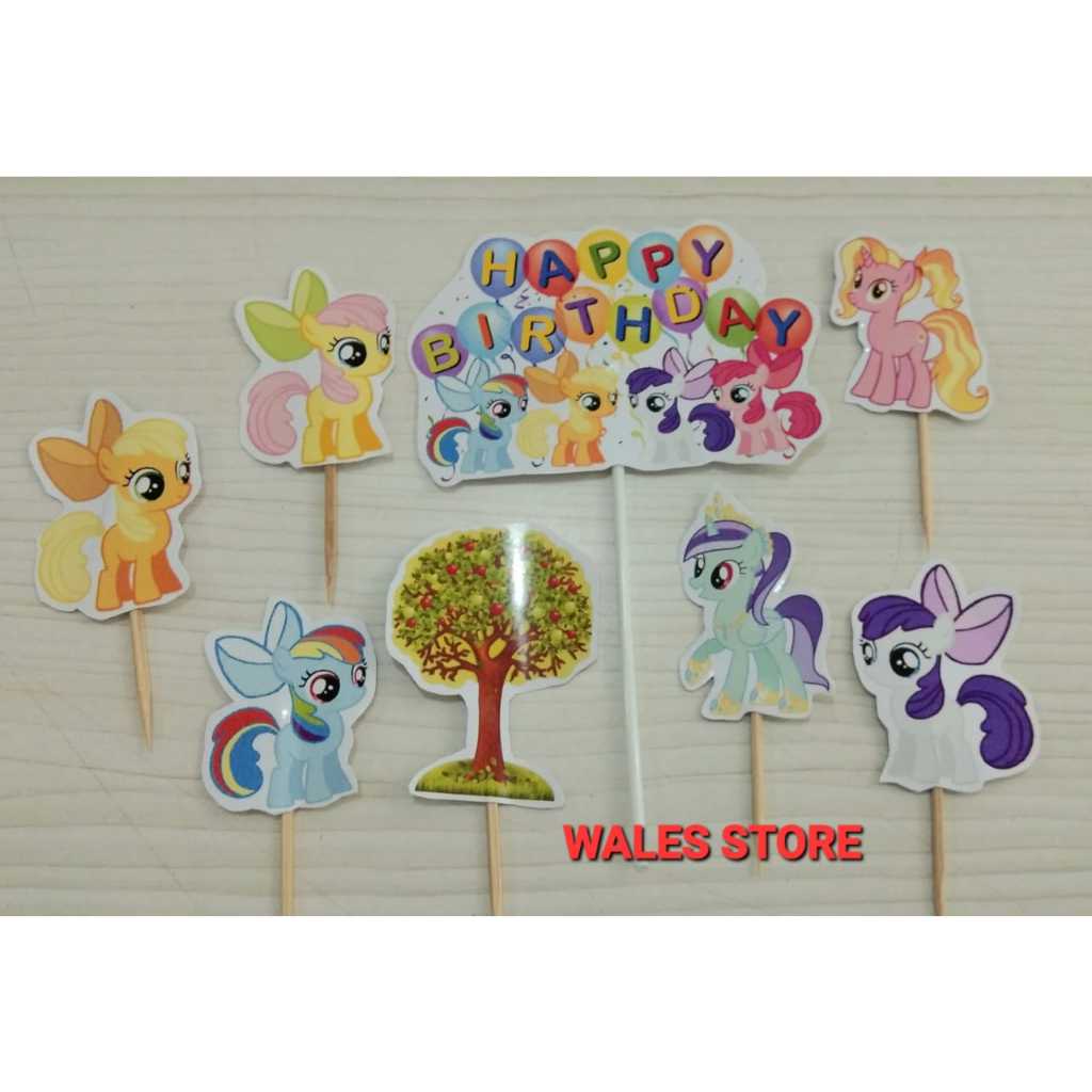 LITTLE PONY CAKE TOPPER / HELLO KITYY CAKE TOPPER / MIXUE CAKE TOPPER ...