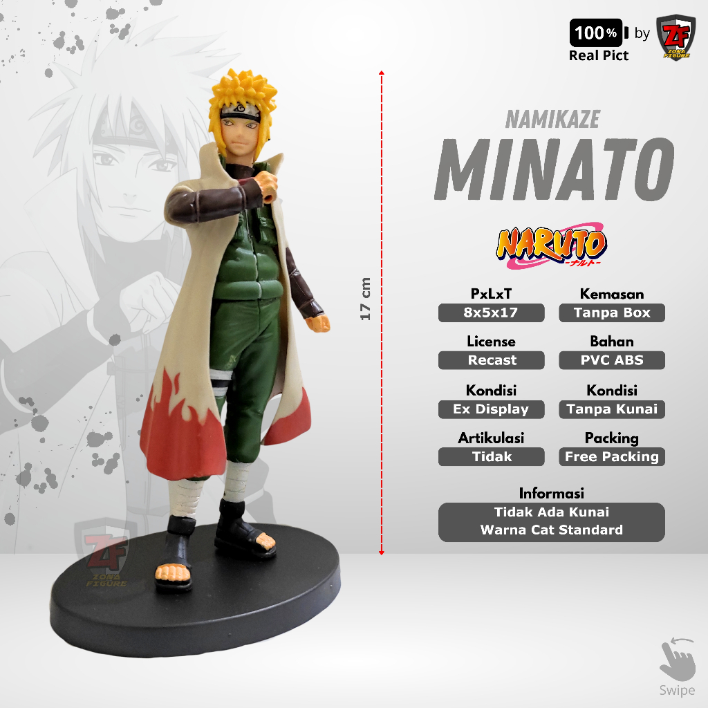 Action Figure Naruto Figure Minato Namikaze Naruto Display Naruto ...